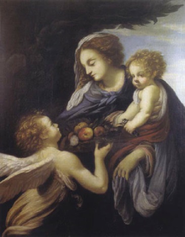 La Vierge et lEnfant avec un ange by Mario Balassi on artnet