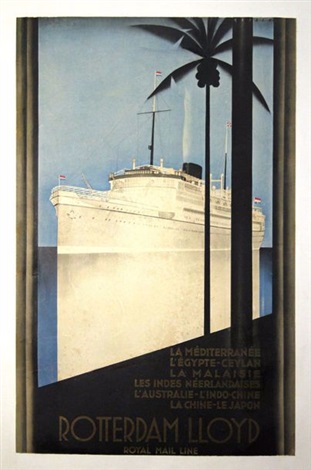 Rotterdam Lloyd, Royal Mail Line. La Méditerranée, lEgypte, Ceylan, La ...