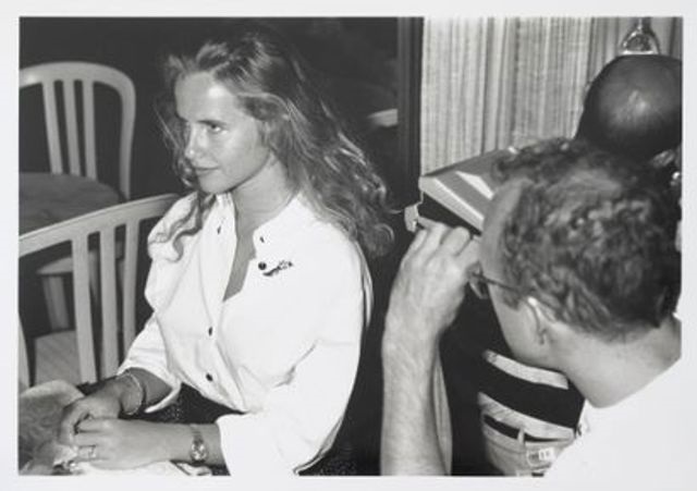 Isabelle Pasco de profil, en lion, 1989. by Keith Haring on artnet