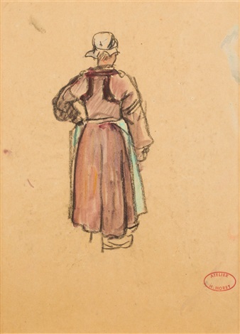 Bretonne de dos by Henry Moret on artnet
