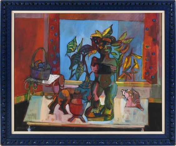 STILL LIFE WITH SCULPTURE by William Barnett on artnet