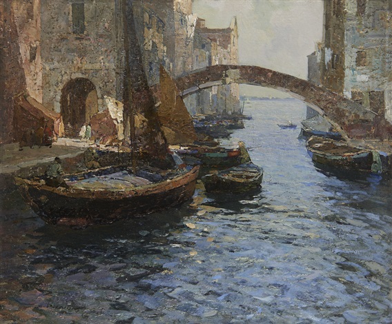 Ponte Caneva - Chioggia by Angelo Pavan on artnet