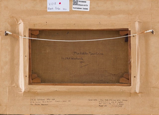 The Ashton Mountains by Jan Ernst Abraham Volschenk on artnet