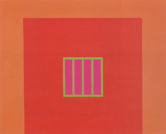 Day-glo prison by Peter Halley on artnet