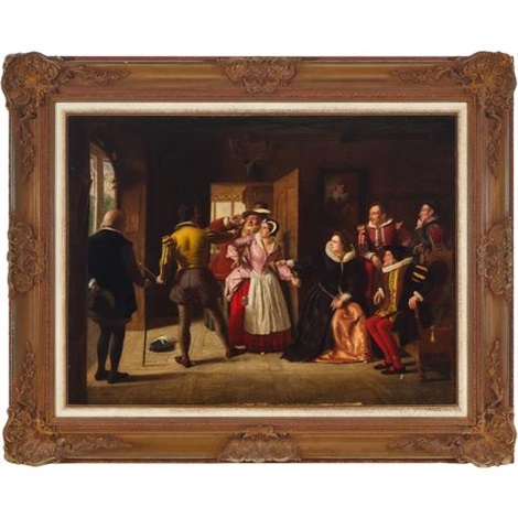SCENE FROM THE LIFE OF MARY, QUEEN OF SCOTS by Alfred Barron Clay on artnet