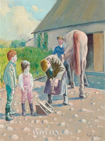 THE BLACKSMITH by Robert Taylor Carson on artnet