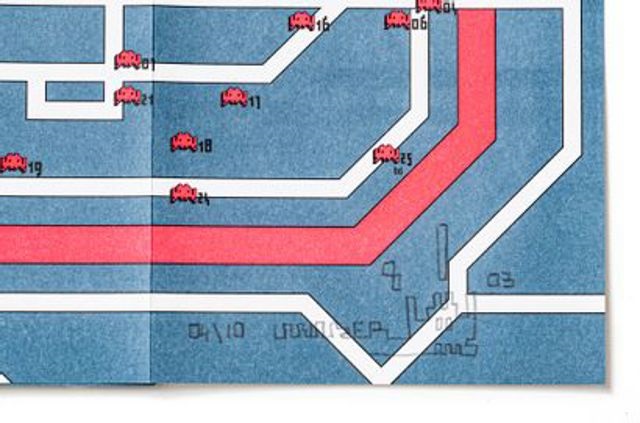 10 Invasion Maps Set 01 1999-2003 by Invader on artnet