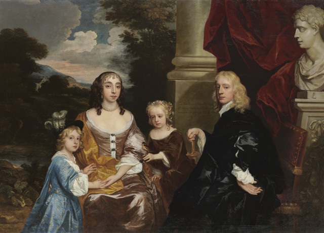 The Carnarvon Family Group portrait of Charles Dormer, 2nd Earl of ...