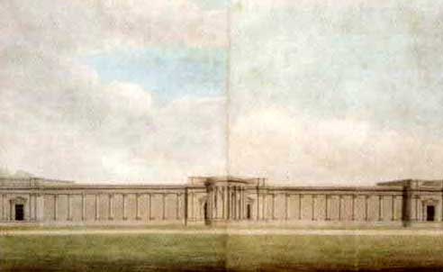 Design for the stable block of the proposed Waterloo Palace for the ...