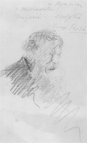 Self portrait by Auguste Rodin on artnet