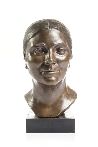 Portrait of artists wife by Stanislaw Lewandowski on artnet