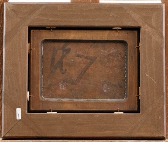 Two black birds holding salamanders above a fire. Antwerp. C. 1660-1670 ...