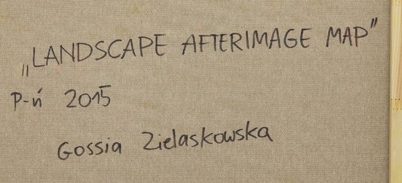 Landscape afterimage Map by Gossia Zielaskowska on artnet