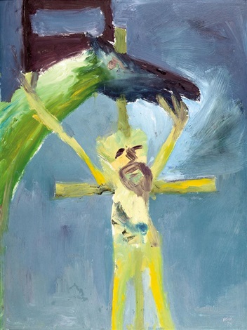 Rider and Crucifix by Sidney Nolan on artnet