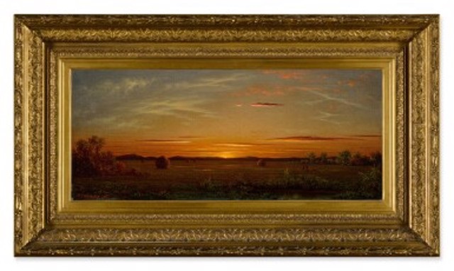 Sunset Sky and Marsh by Martin Johnson Heade on artnet
