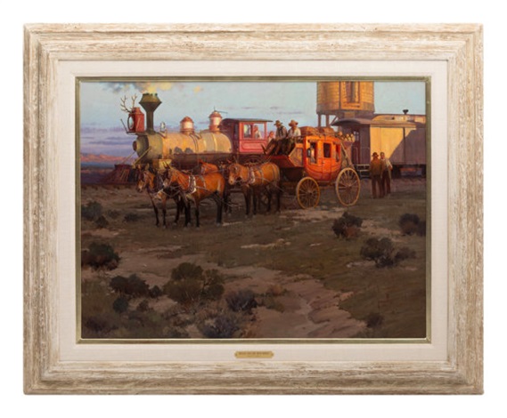 Mules and the Iron Horse by Robert Pummill on artnet