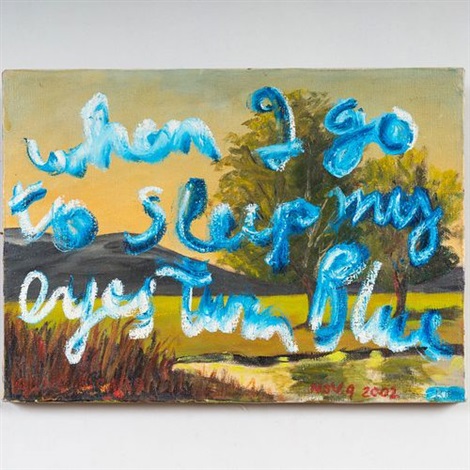 When I Go To Sleep... by Rene Ricard on artnet