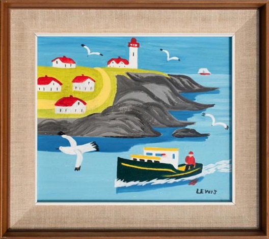 PORTRAIT OF EDDIE BARNES AND ED MURPHY, LOBSTER FISHERMEN, BAY VIEW, N ...