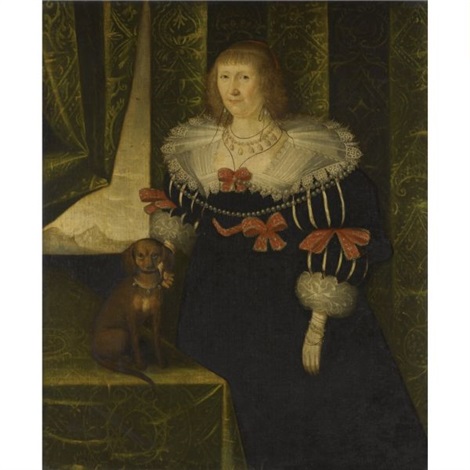 Portrait of a lady, thought to be Jane Danvers, Mrs George Herbert ...