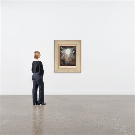 ANGEL CONSOLING ST. JOSEPH IN A DREAM by William Kurelek on artnet