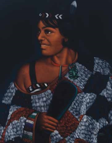 Untitled Maori girl by Buck Nin on artnet