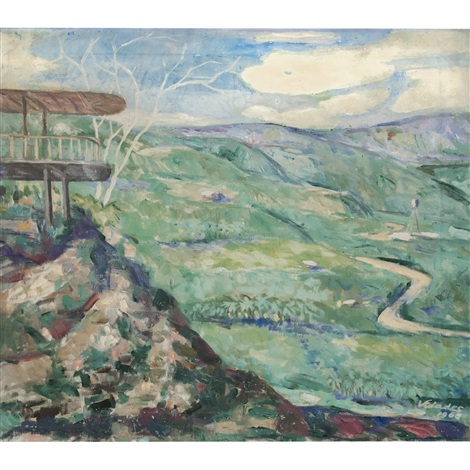 Untitled Rolling Hills by Victorio Edades on artnet