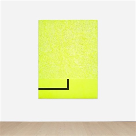 Yellow Cell With Conduit by Peter Halley on artnet
