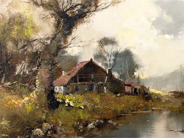 Rural Scene by Ingfried Paul Henze-Morro on artnet