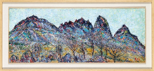 Mountain in Snow by Lee Dai-Won on artnet