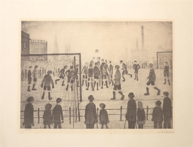 The Football Match by L.S. Lowry on artnet