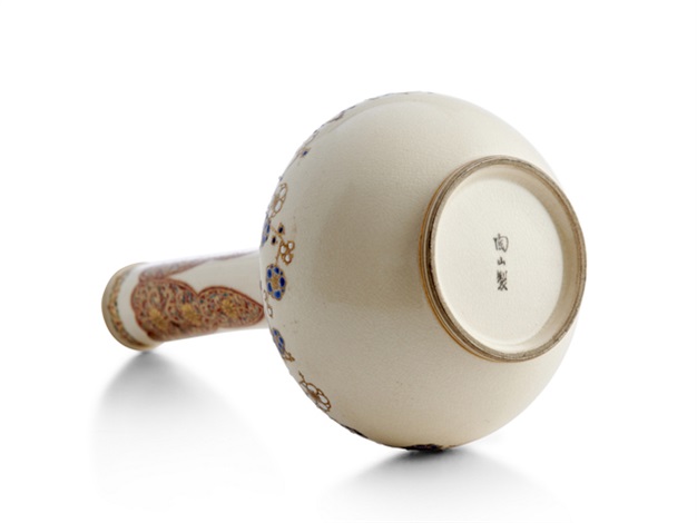 A JAPANESE KYOTO SATSUMA VASE BY ITO TOZAN I by Ito Tozan I on artnet