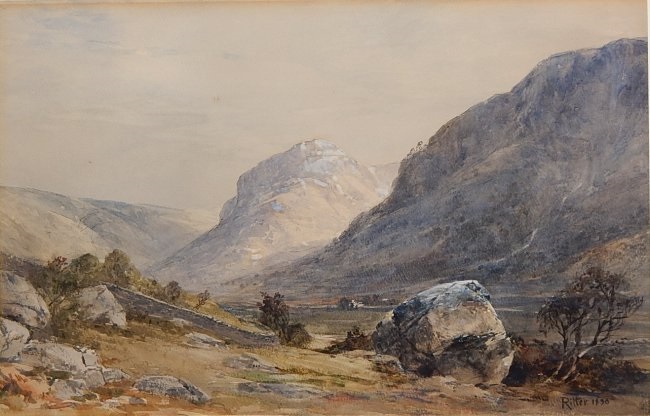 Landscape with Mountains by Louis Ritter on artnet