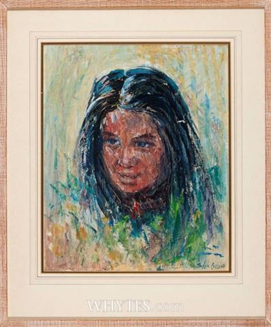 PORTRAIT OF A GIRL by Robert Taylor Carson on artnet