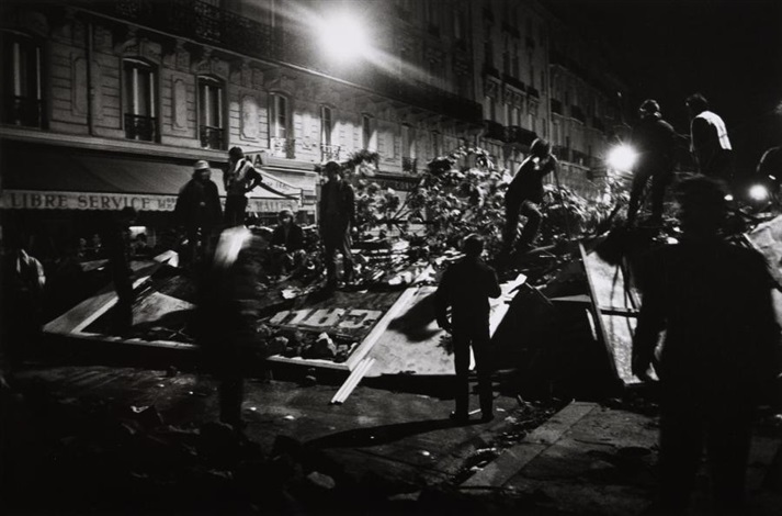 Mai 68, Paris Barricades, rue Gay Lussac, 11 mai by Claude Raimond ...