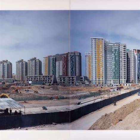 Birds eye view - new Beijing by Weng Fen on artnet