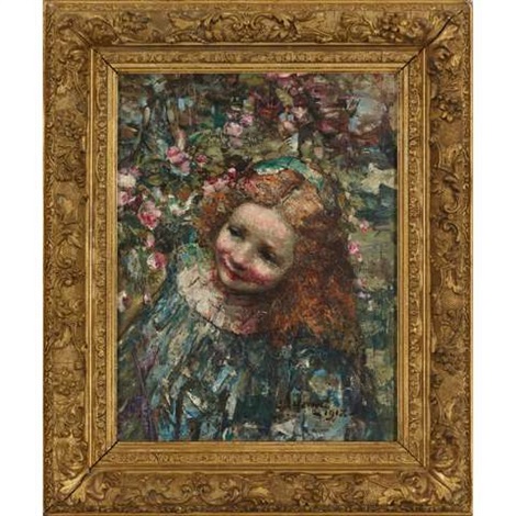 AMONG THE CHERRY BLOSSOMS by Edward Atkinson Hornel on artnet