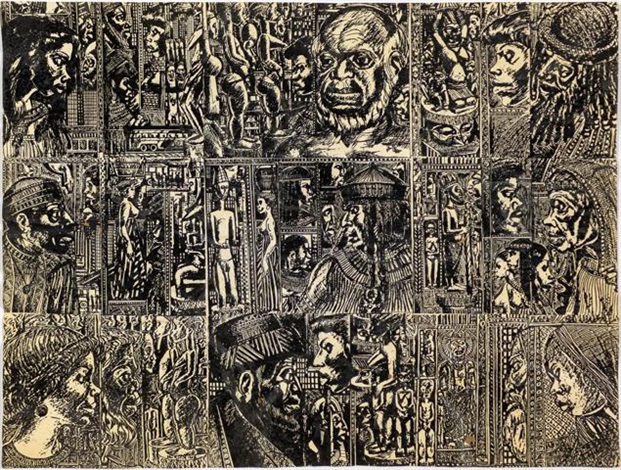 lot of two works, including My Bottle of Ink by Allan Rohan Crite on artnet