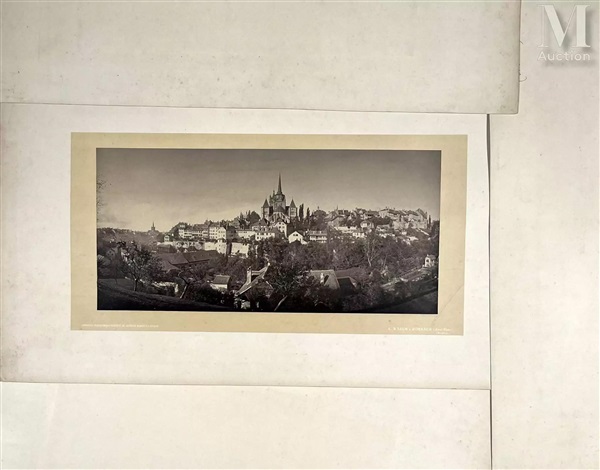 4 vues panoramiques, Suisse, c. 1860 by Adolphe Braun on artnet