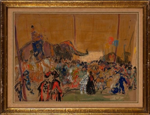 Circus Procession, circa 1914 by Gifford Beal on artnet