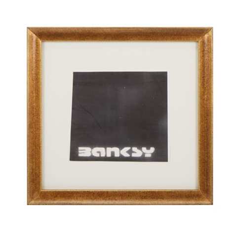 Signature Stencil by Banksy on artnet