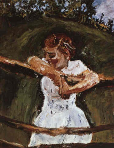 LA FILLETTE A LA BARRIERE by Chaim Soutine on artnet