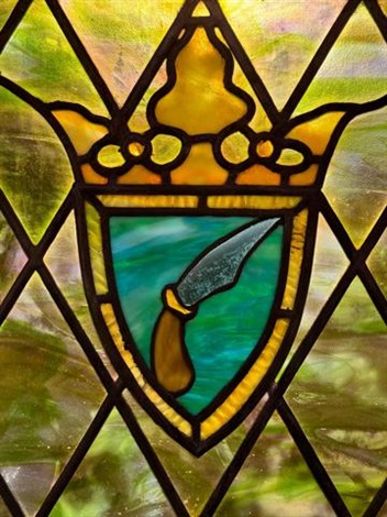 Pair of Tiffany Studios Gothic Revival Windows, St. Pauls Presbyterian ...