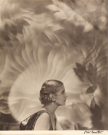PORTRAIT WITH ART DECO BACKDROP, LONDON C. 1926 by Cecil Beaton on artnet