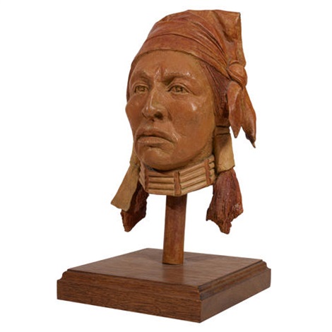 A Paul Pletka bronze sculpture, Apache Scout by Paul Pletka on artnet