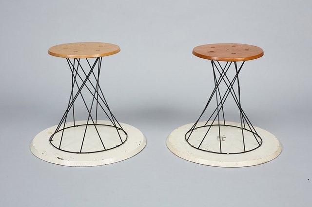 Pair of Cyclone side tables by Isamu Noguchi on artnet
