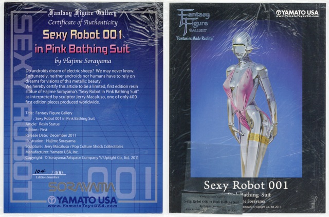 Sexy Robot 001 In Pink Bathing Suit By Hajime Sorayama On Artnet