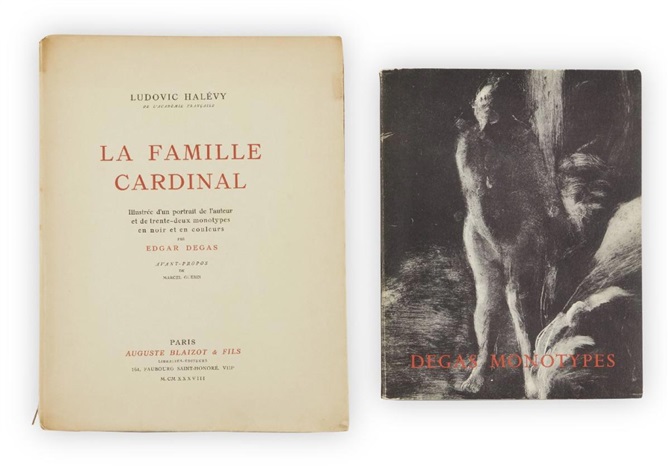 La Famille Cardinal, 1939 and Degas Monotypes, 1968 by Edgar Degas on ...