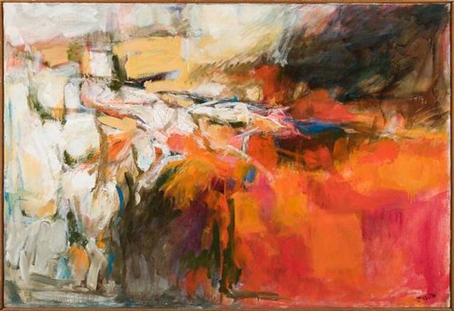 Red and Gold Rocks, Monhegan by Elena Jahn on artnet