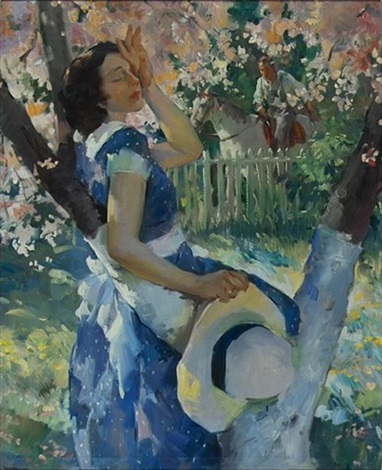 Long distance illus. for Good Housekeeping by Haddon Hubbard Sundblom ...