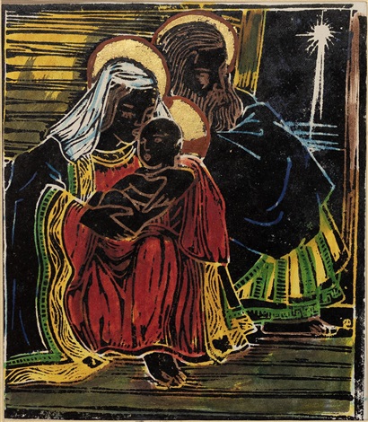 lot of 4 religious woodblock prints by Allan Rohan Crite on artnet